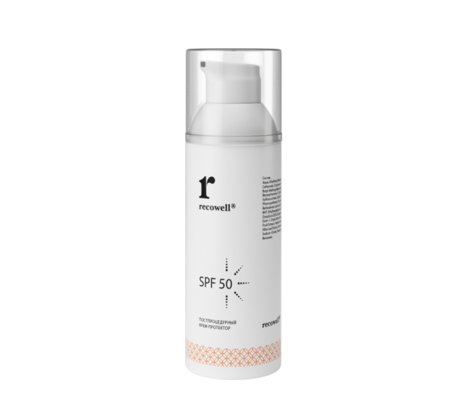 Крем-протектор Recowell SPF 50 50 мл АПТОС купить в интернет-магазине ...